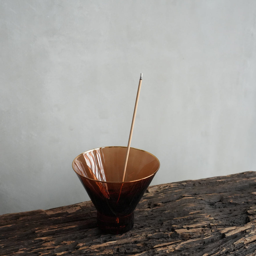 Hazel Alle a te Incense Holder Cylinder Dusky Amber
