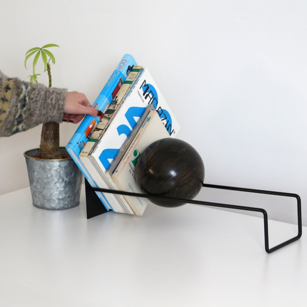 Slope Book End Black