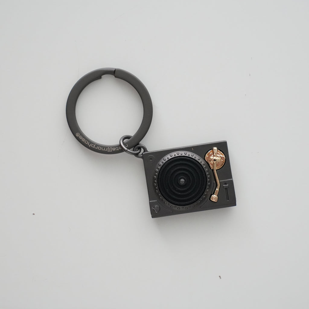 METAL KEY RING RECORD PLAYER
